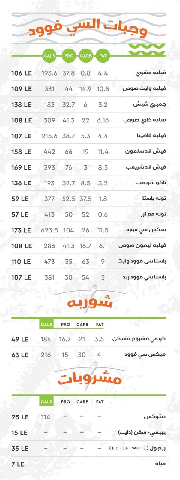 FIT & FRESH - Dghri Menus